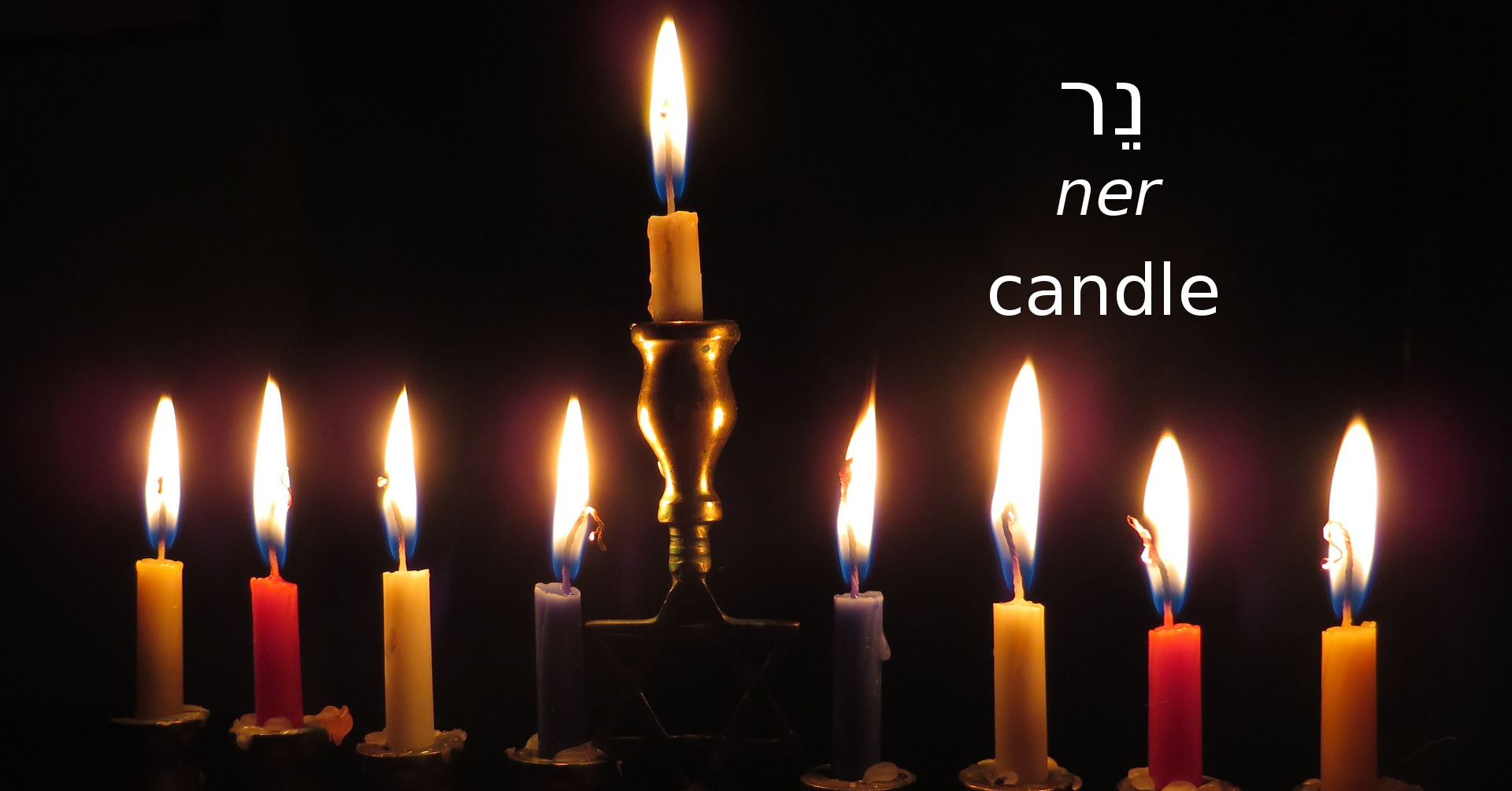 Word of the day: נר - candle – Hebrew conjugation tables